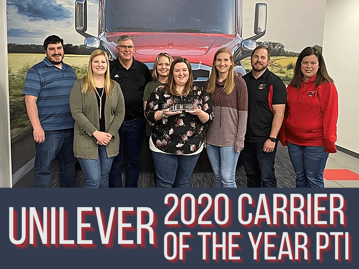 2020 Carrier of the Year: Unilever - Paper Transport